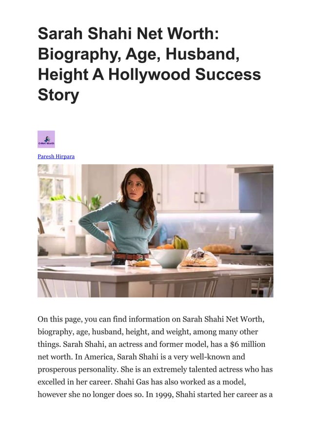 Sarah Shahi Net Worth.docx