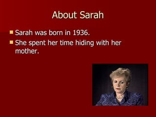 Sarah (Sheila) Peretz Etons | PPT