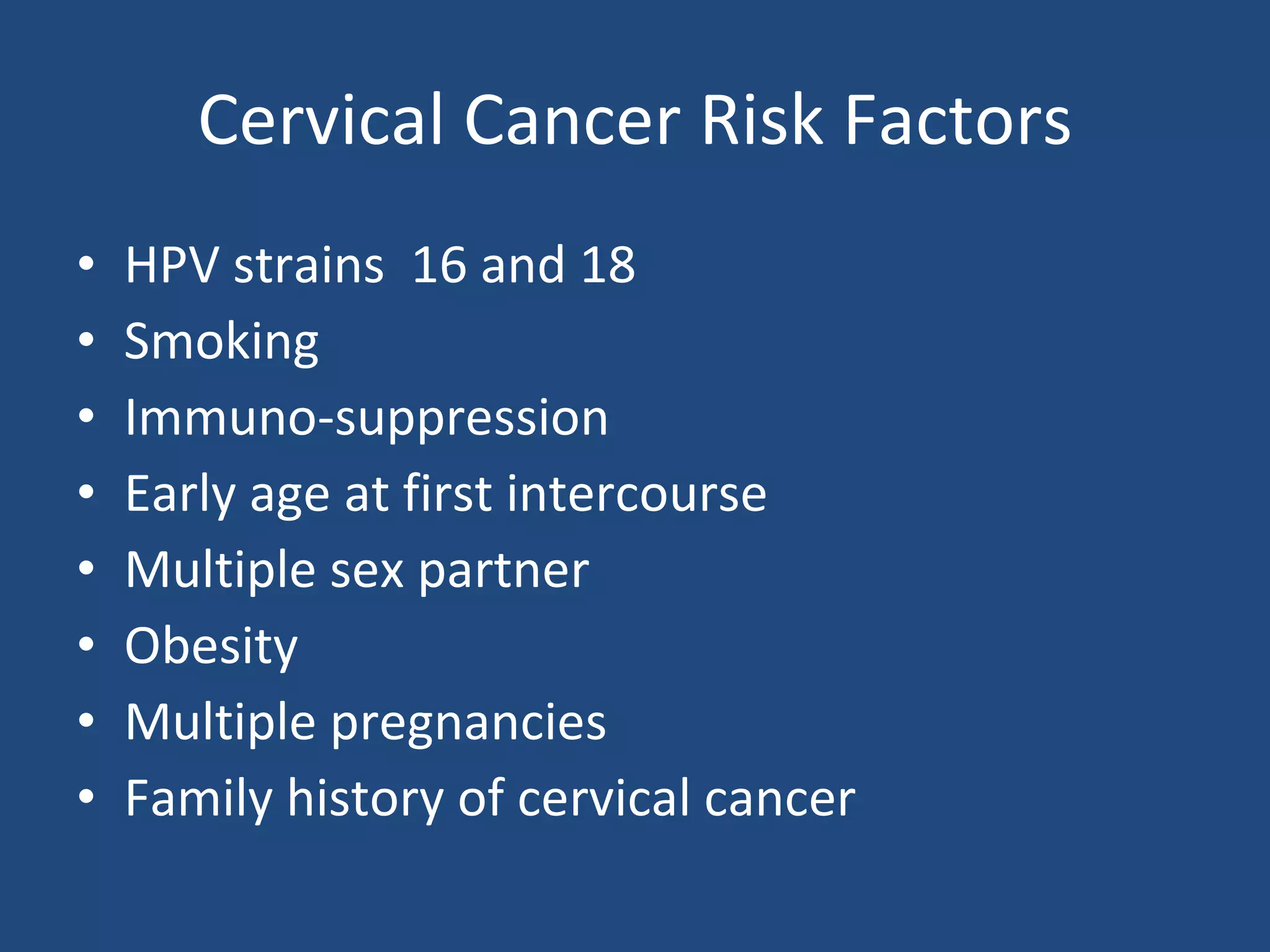 Cervical Cancer Screening | PPT