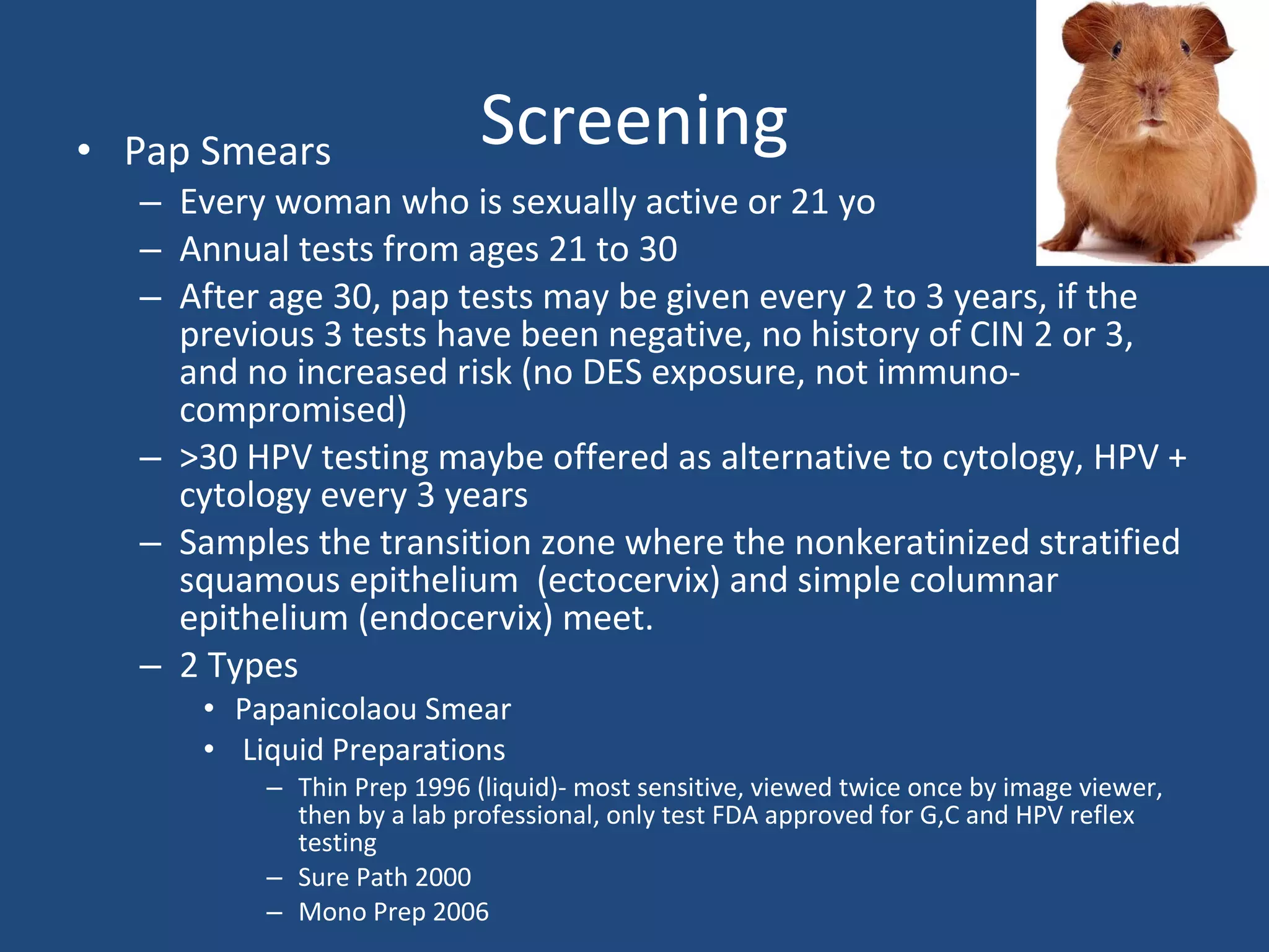 Cervical Cancer Screening | PPT