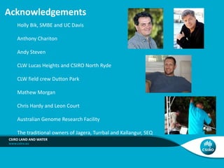 Sarah stephenson csiro | PPTX