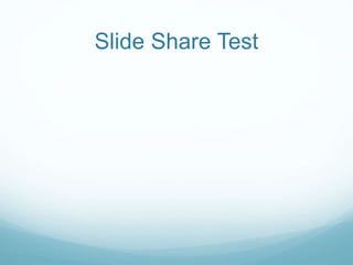 Sarah Slide Share Test | PPT