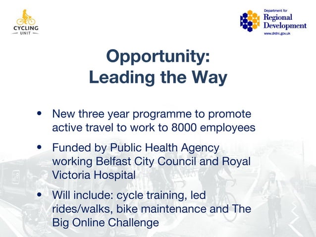 Travel behaviour change - Winning hearts and minds | PPT | Cycling | Sports