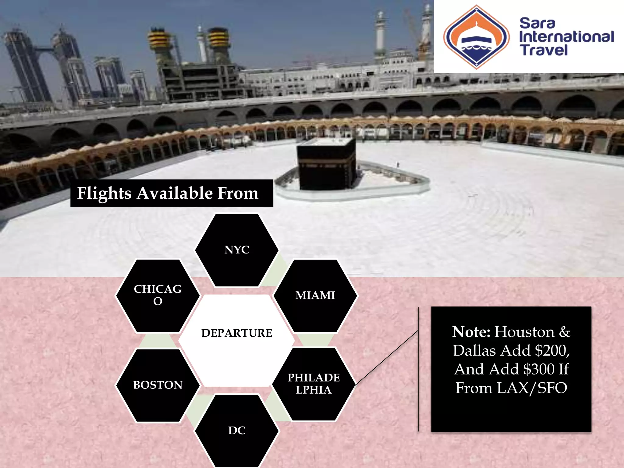 Sara international travel ruby package makkah first | PPT