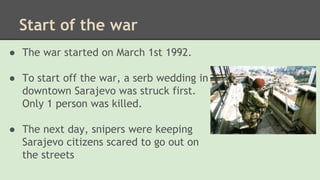 Sarajevo bosnian war | PPT