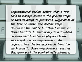 life cycle of the Organization | PPT