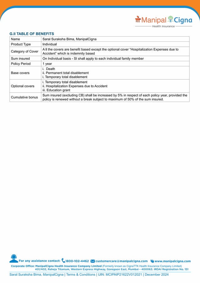 Get to Know the Saral Suraksha Bima Policy and Its Key Provisions with ...