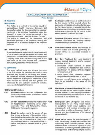 Learn About the Features of the Saral Suraksha Bima Policy by ...