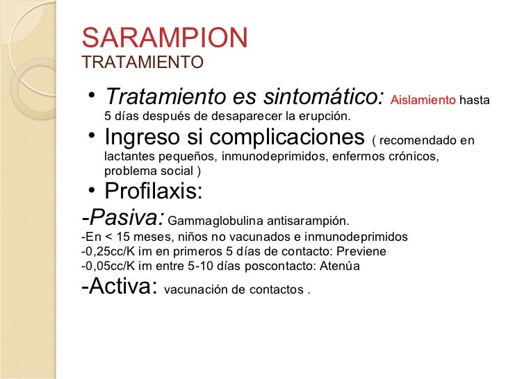 Sarampión