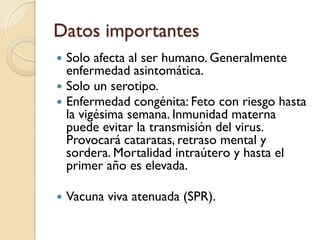Sarampión, parotiditis, rubéola, hepatitis y vih | PDF