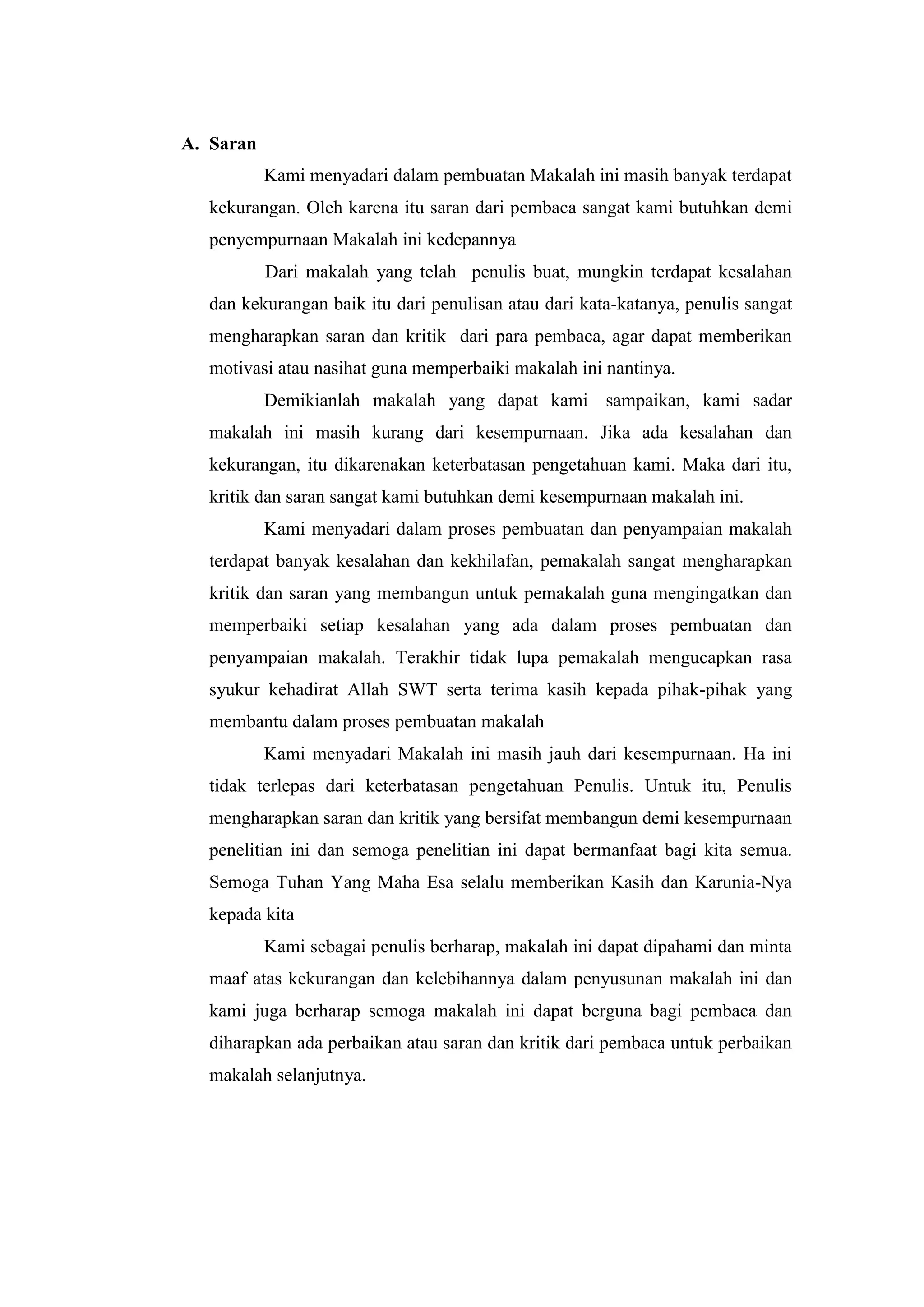 Saran | DOCX