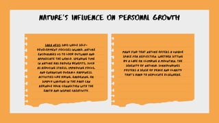 Sara Nesis: Nature’s Influence on Personal Growth | PPT