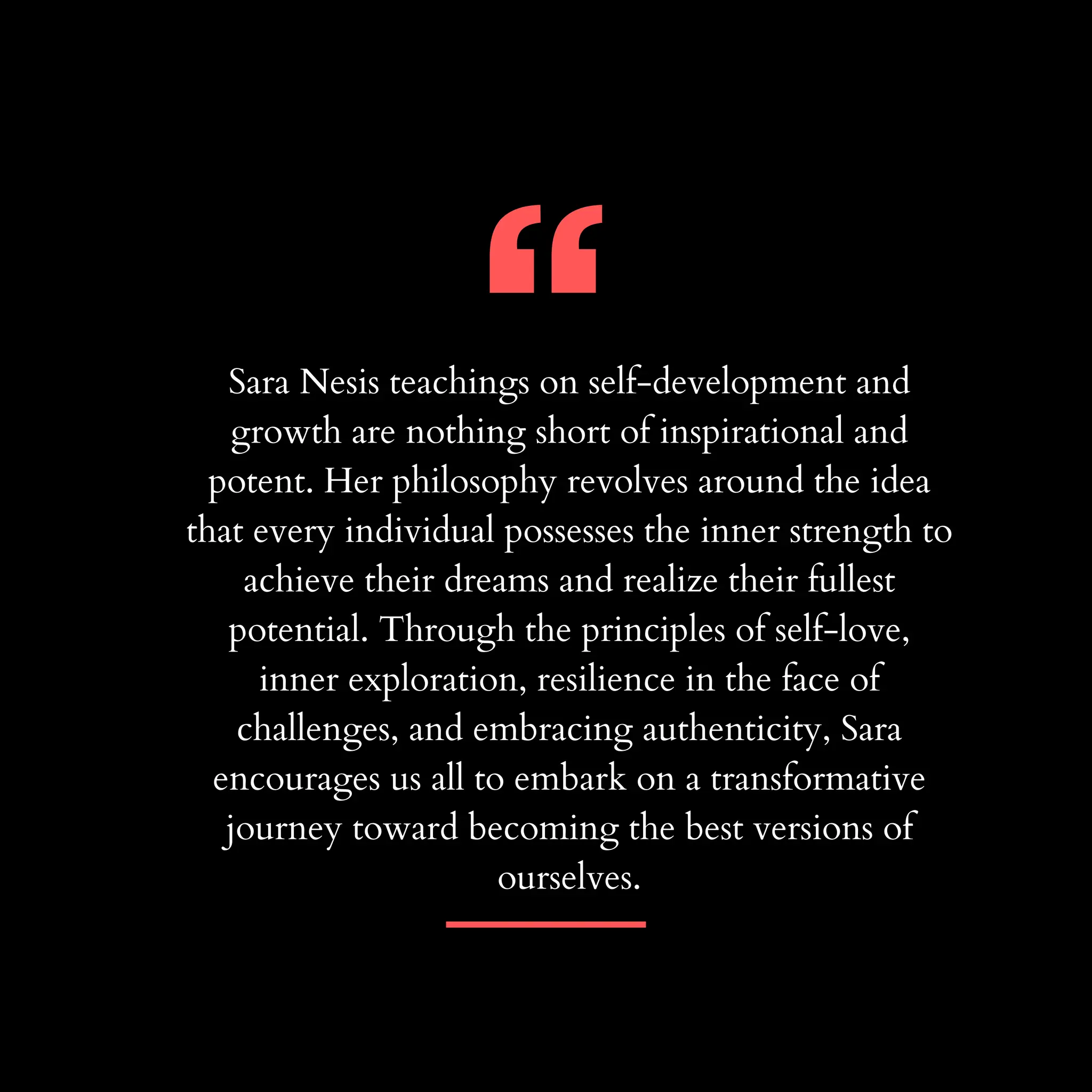 Sara Nesis: Embracing Authenticity....... | PDF