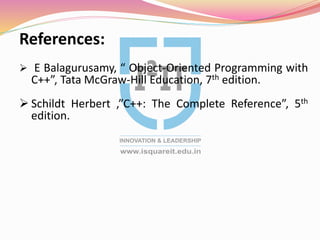 Constructors and Destructor in C++ | PPTX