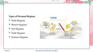 Social And Preventive Pharmacy - Health and Hygiene | PPTX