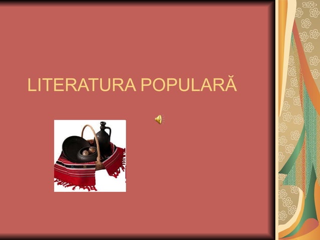 Sara pe deal | PPT
