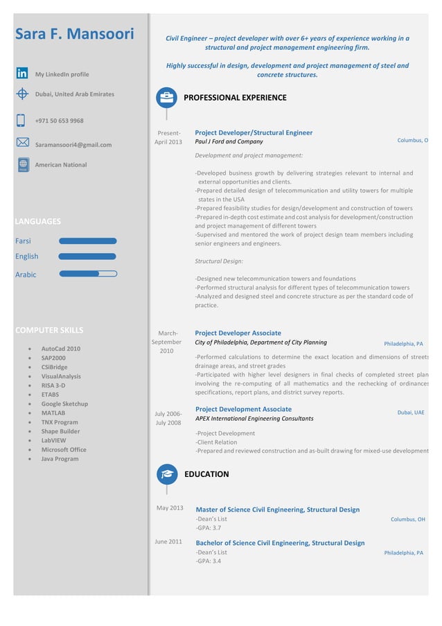 Sara resume new | PDF