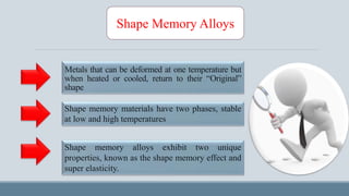 shape memory alloys | PPT