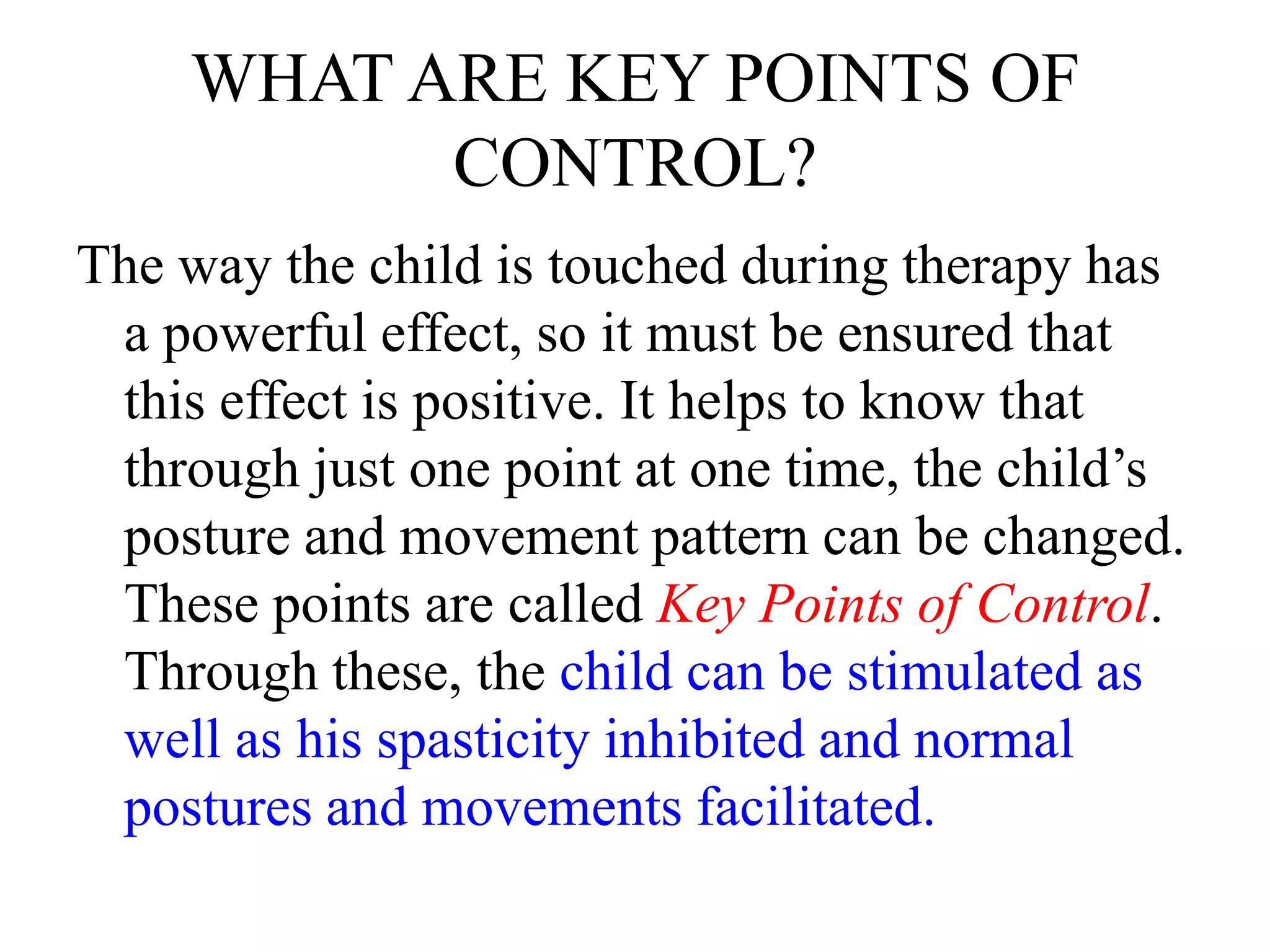 Key points of control illustrations by examples | PPTX