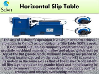 Electrodynamic Vibration Testing Systems Manufacturers in india | PPT
