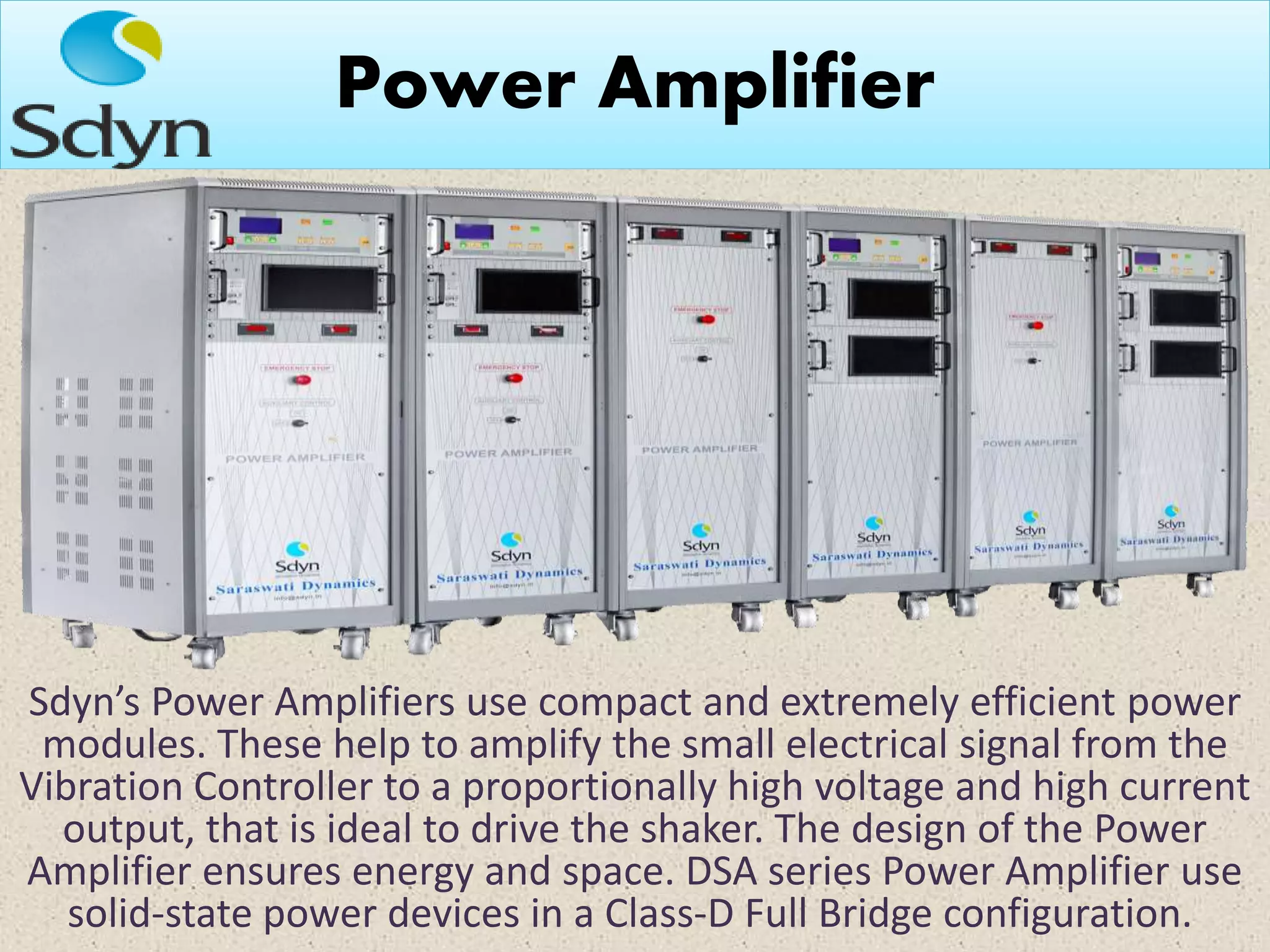 Vibration Controller| Electrodynamic Vibration System | PPTX