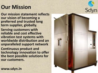 Electrodynamic Vibration System | Environmental Chambers | sdyn | PPTX