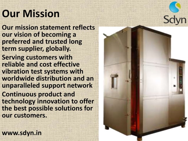 Electrodynamic Vibration System | Environmental Chambers | sdyn | PPT