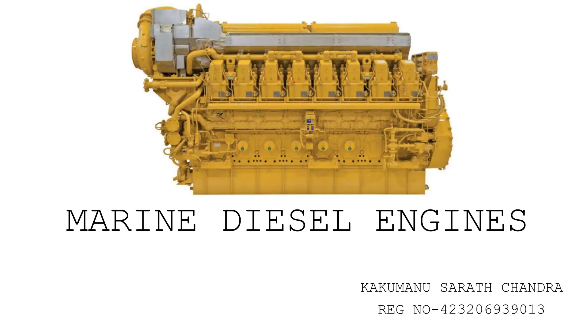 MARINE DIESEL ENGINES & Engine in DSV.pptx | Auto Type | Automotive