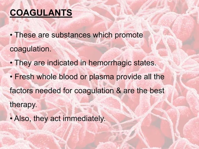 COAGULANTS | PPTX