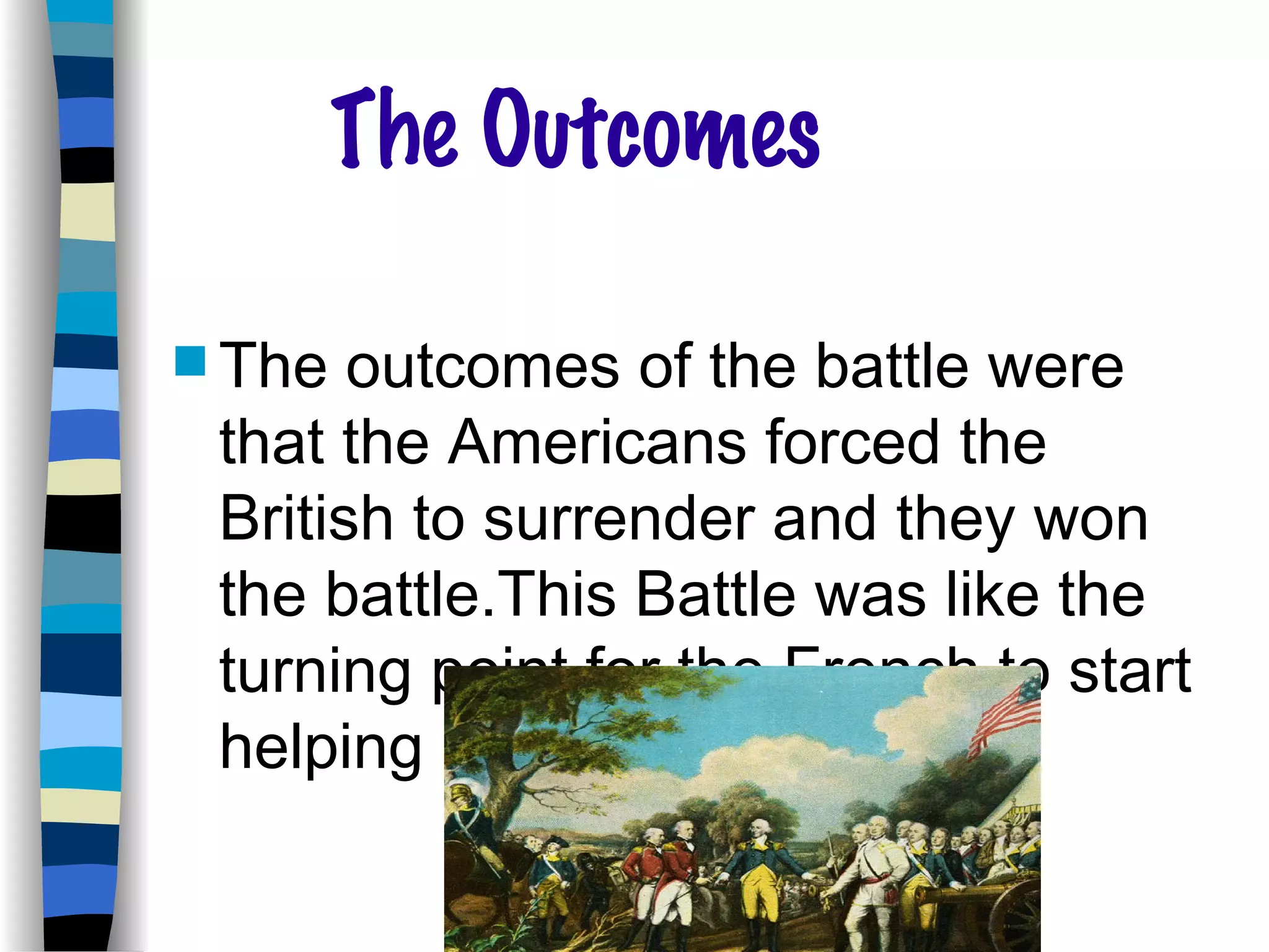 The Battle of Saratoga | PPT