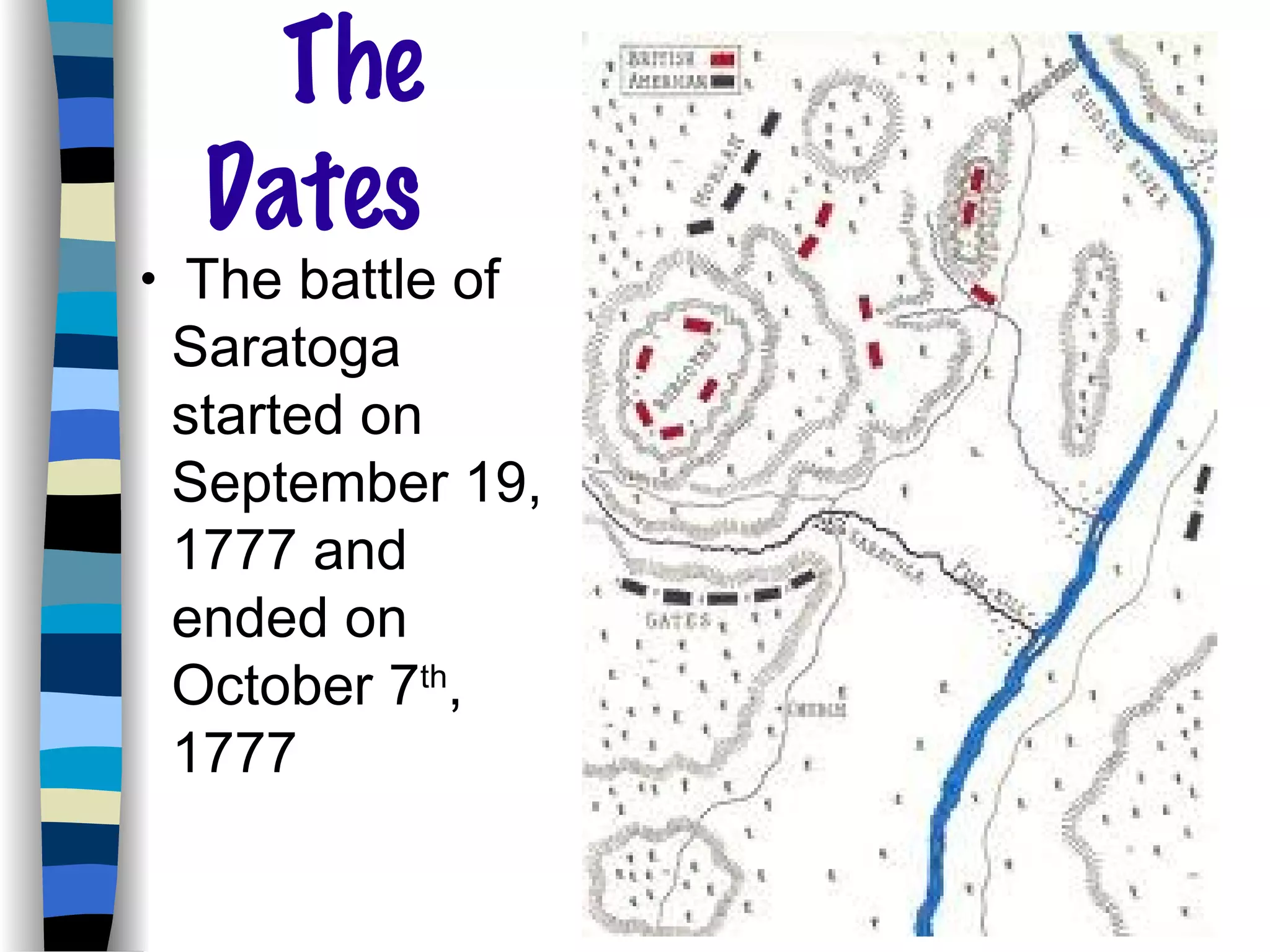 The Battle of Saratoga | PPT