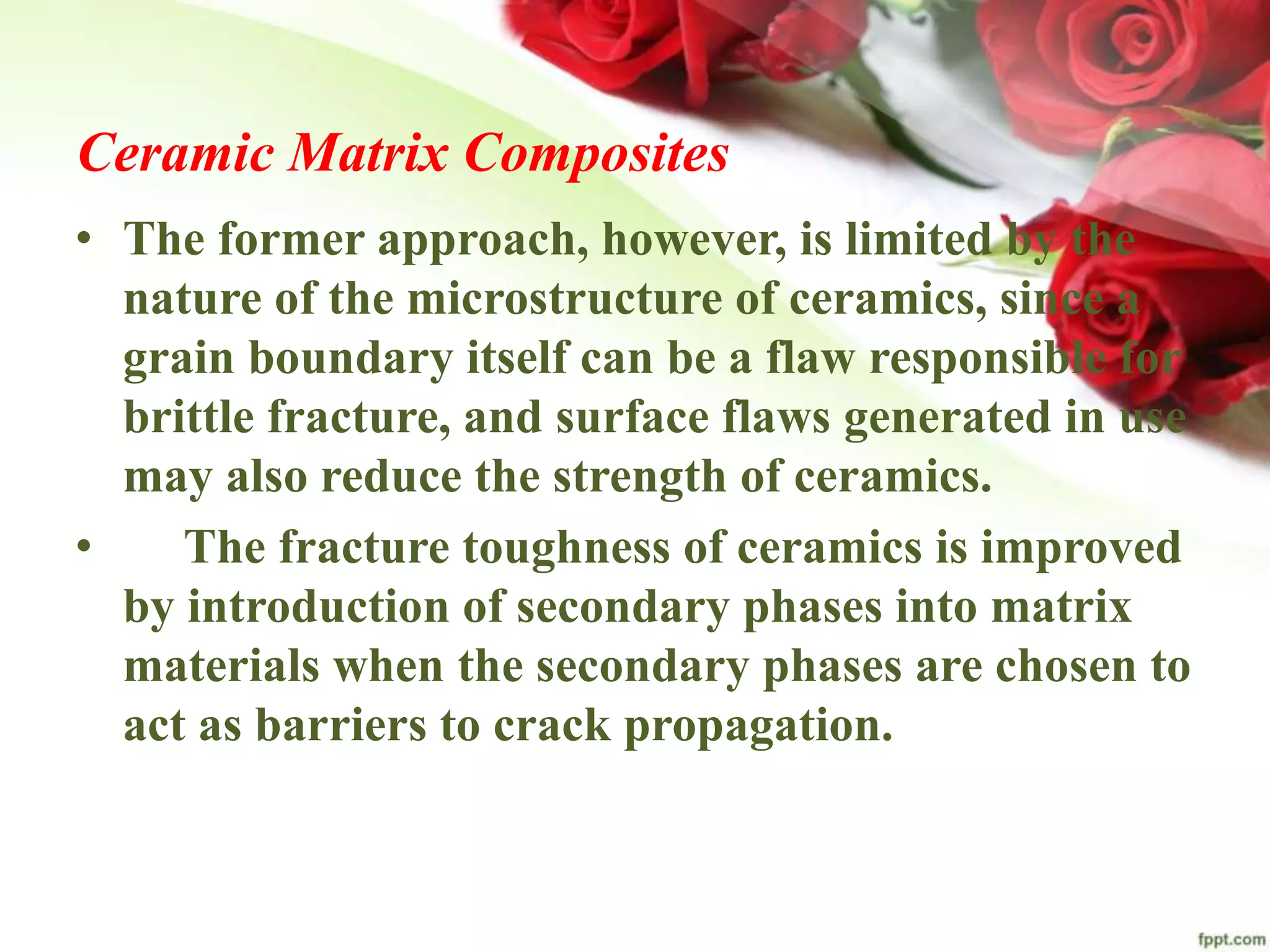 Ceramic Matrix Composites | PPTX