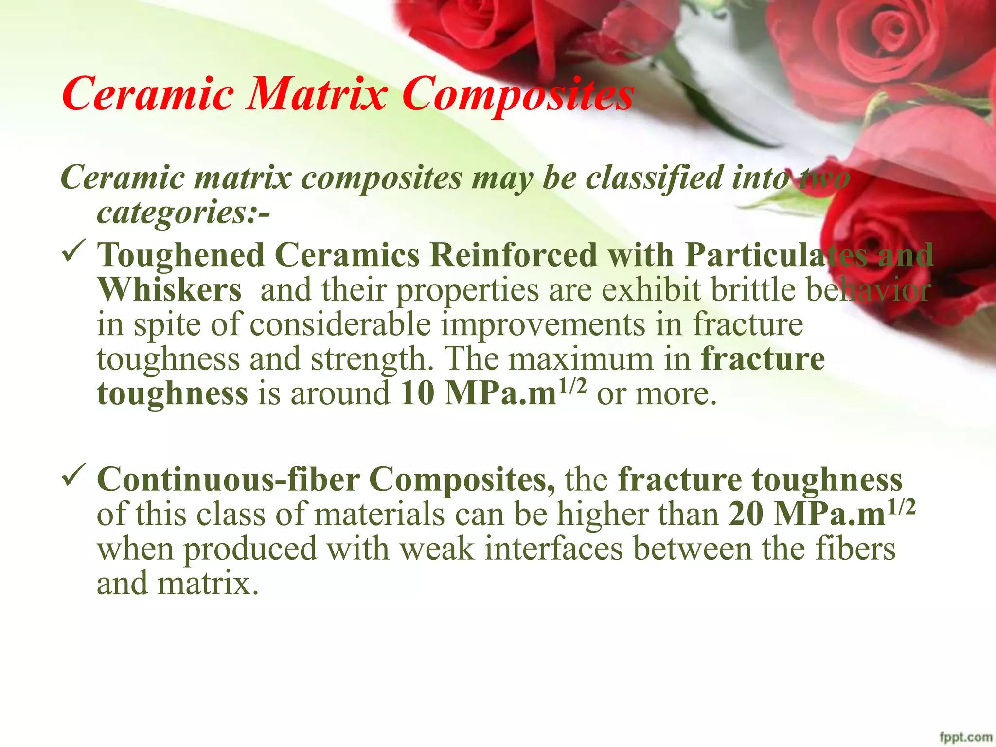 Ceramic Matrix Composites | PPTX
