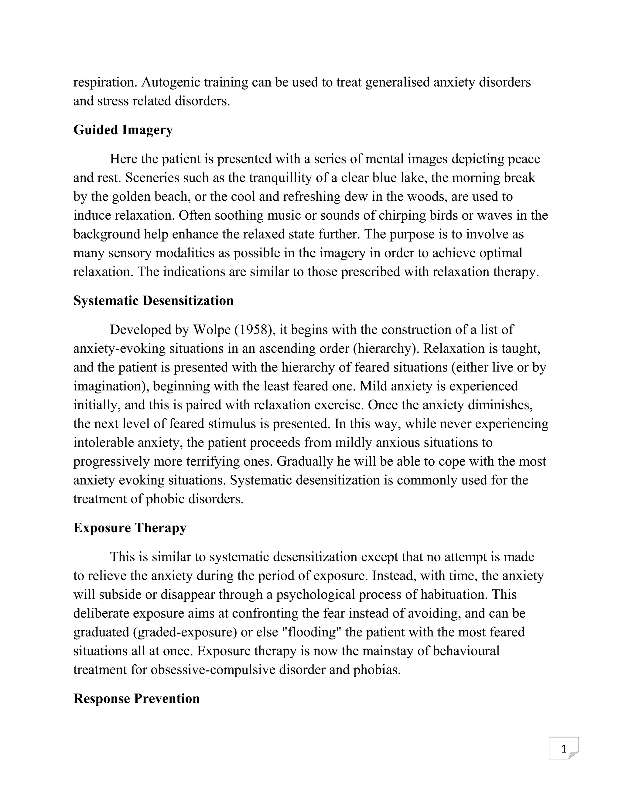 Psychology Internship Report | DOC