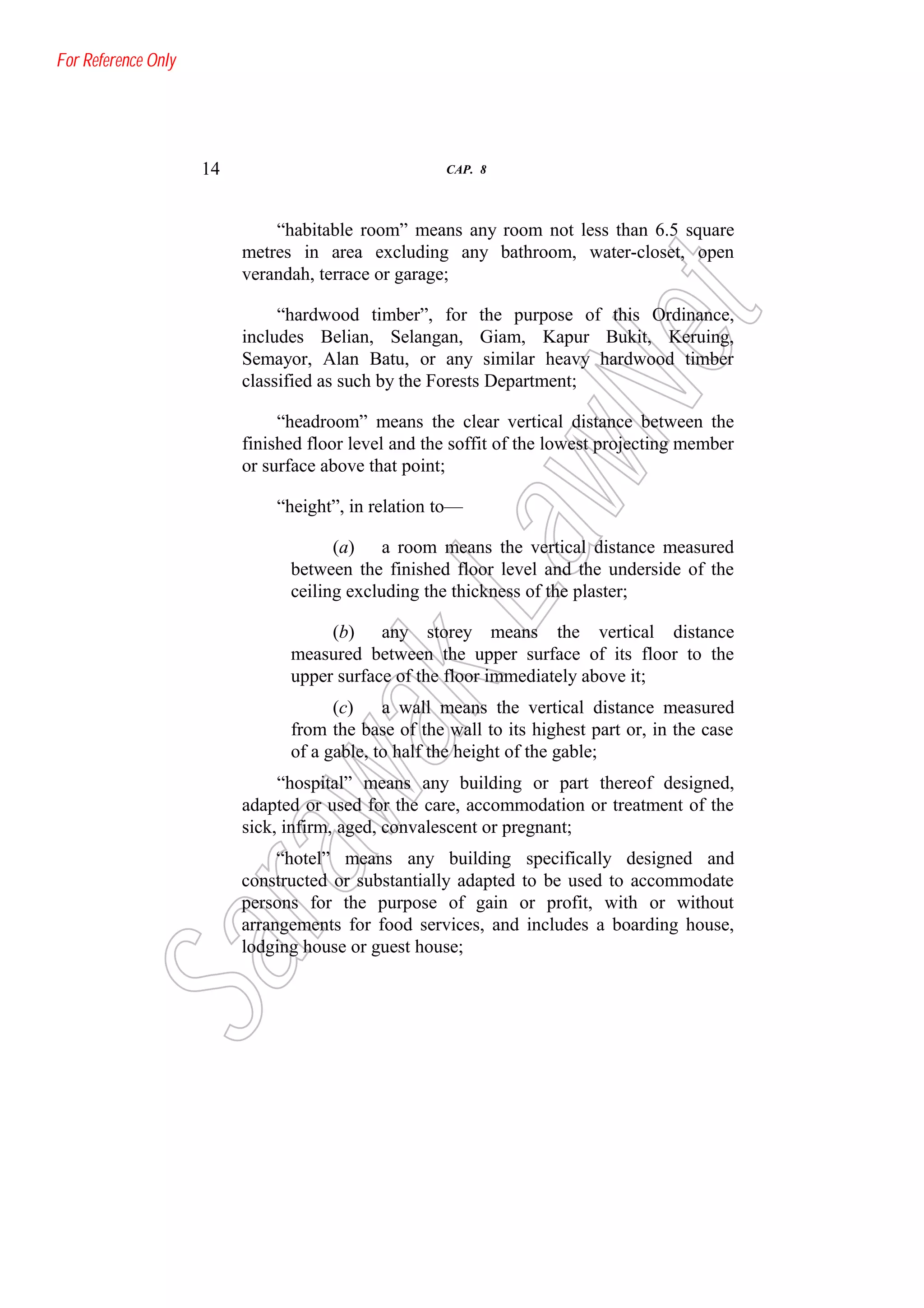 Sarawak building ordinance 1994 | PDF
