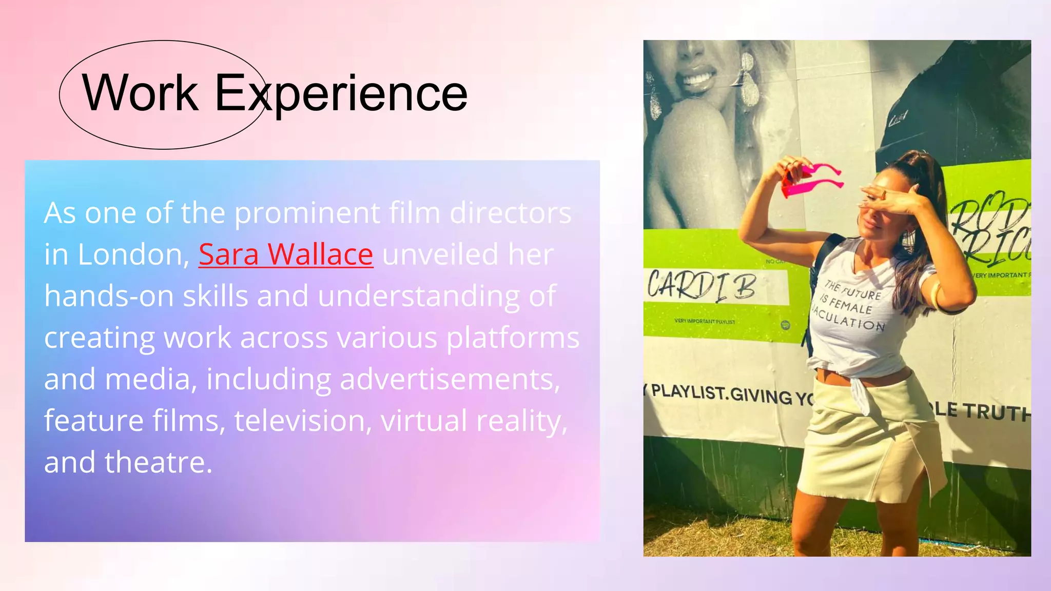 Sara Wallace Amazing Sector Experience.pptx