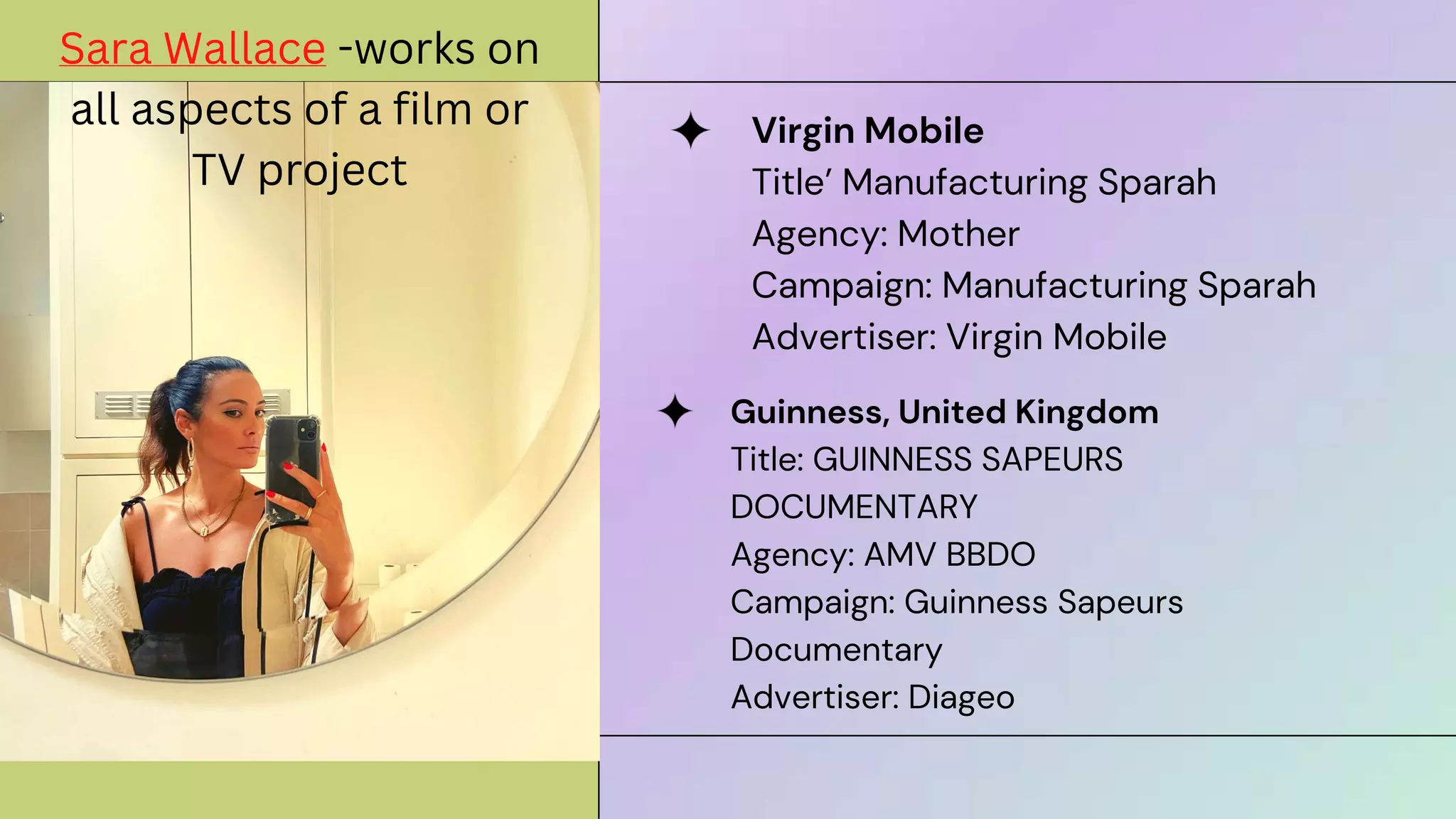 Sara Wallace Amazing Sector Experience.pptx