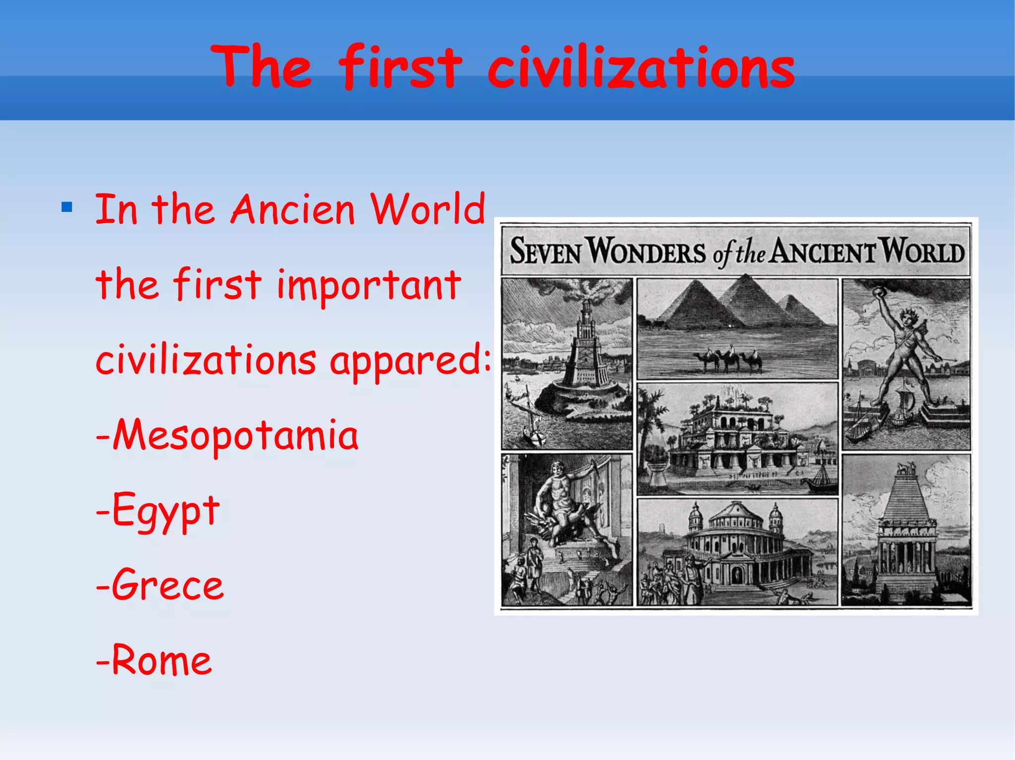 The Ancient World | PPT