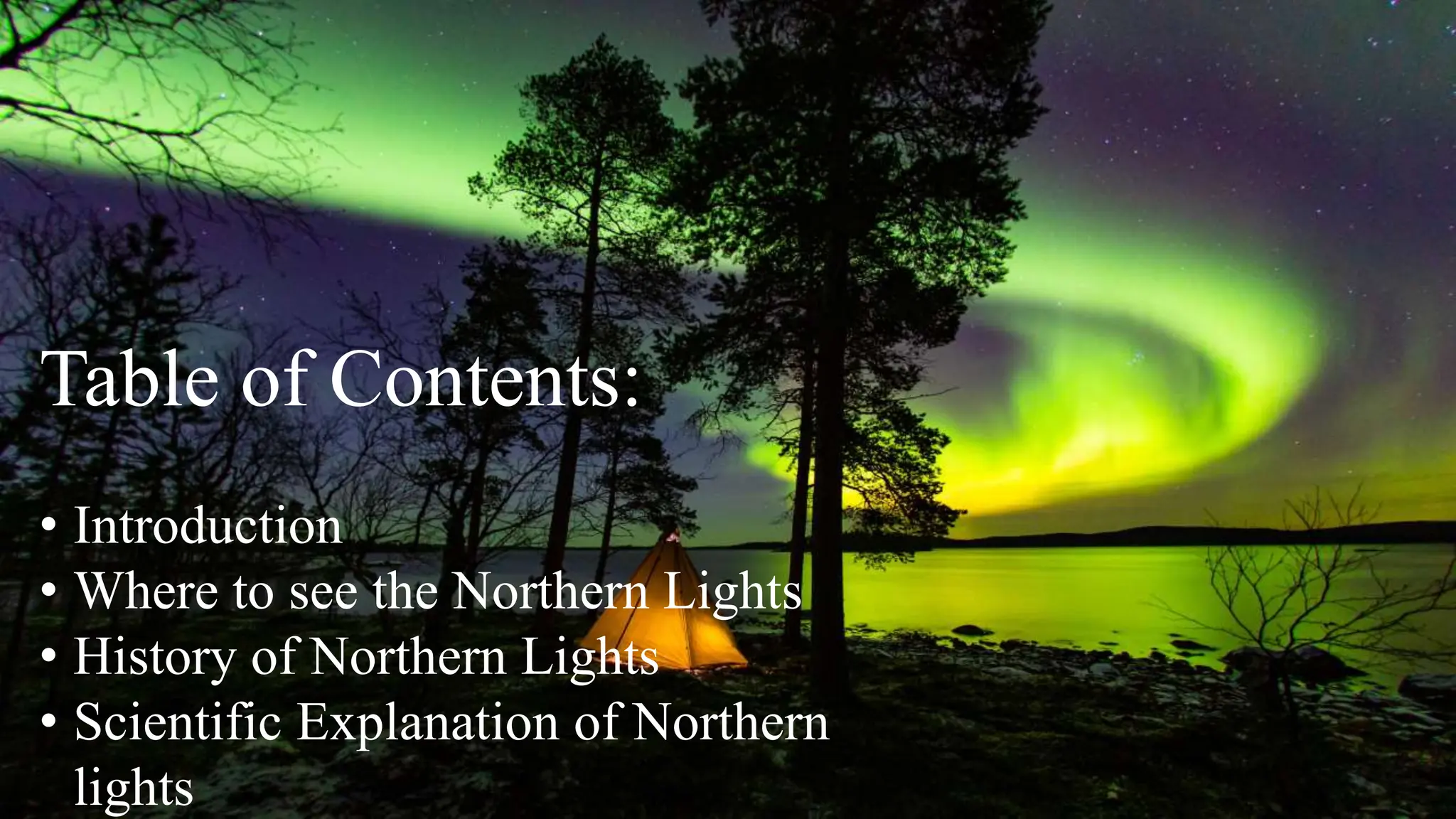 Northern lights | PPTX