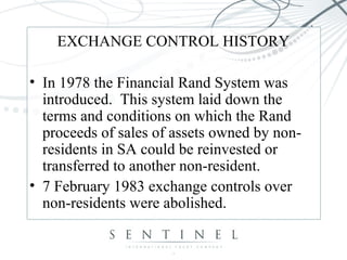 Sarb and exchange controls | PPT
