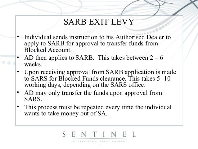 Sarb and exchange controls