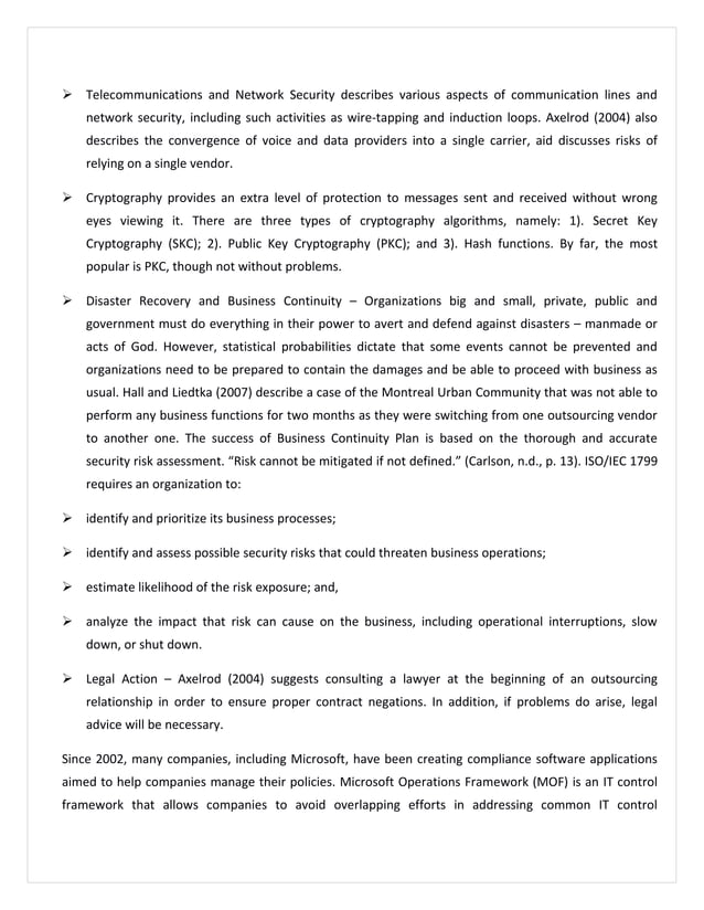 Sarbanes-Oxley Compliance and the RFI/RFP Process | PDF | IT and ...