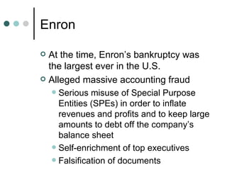 Sarbanes-Oxley Act (SOX) | PPT