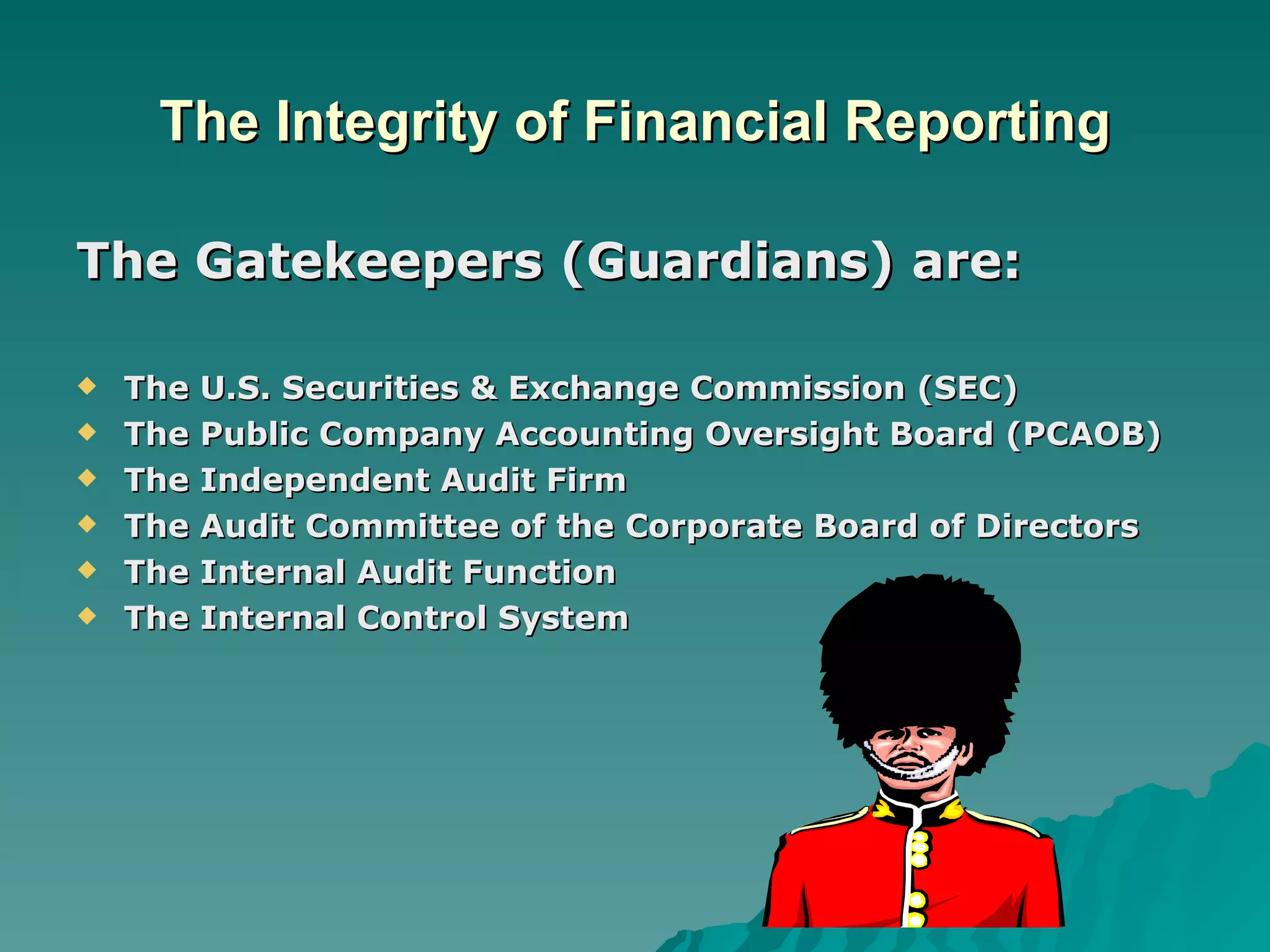 Sarbanes Oxley Act | PPT