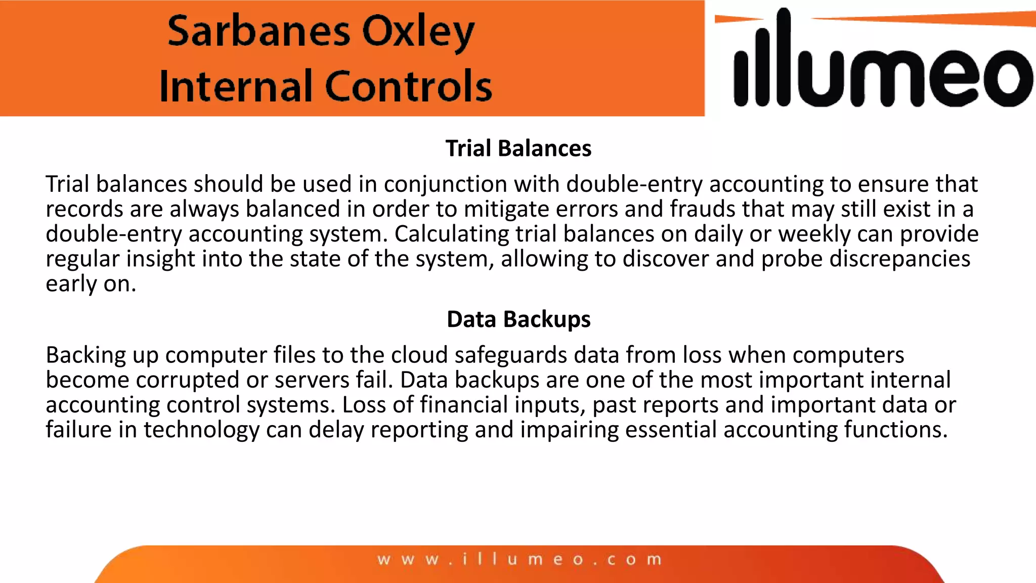 Sarbanes oxley internal controls | PPT