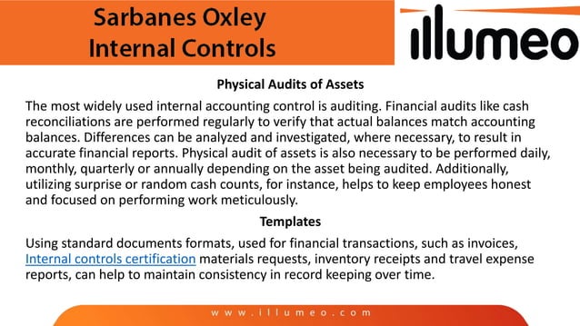 Sarbanes oxley internal controls | PPT