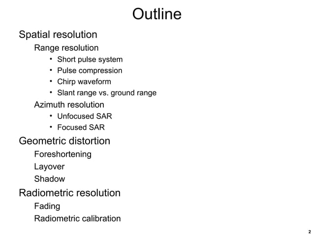SAR Radar Basics and Spatial Resolution.ppt