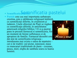Sarbatoarea pascala | PPTX