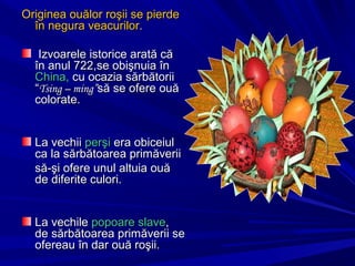 Sarbatoarea pastelui | PPT