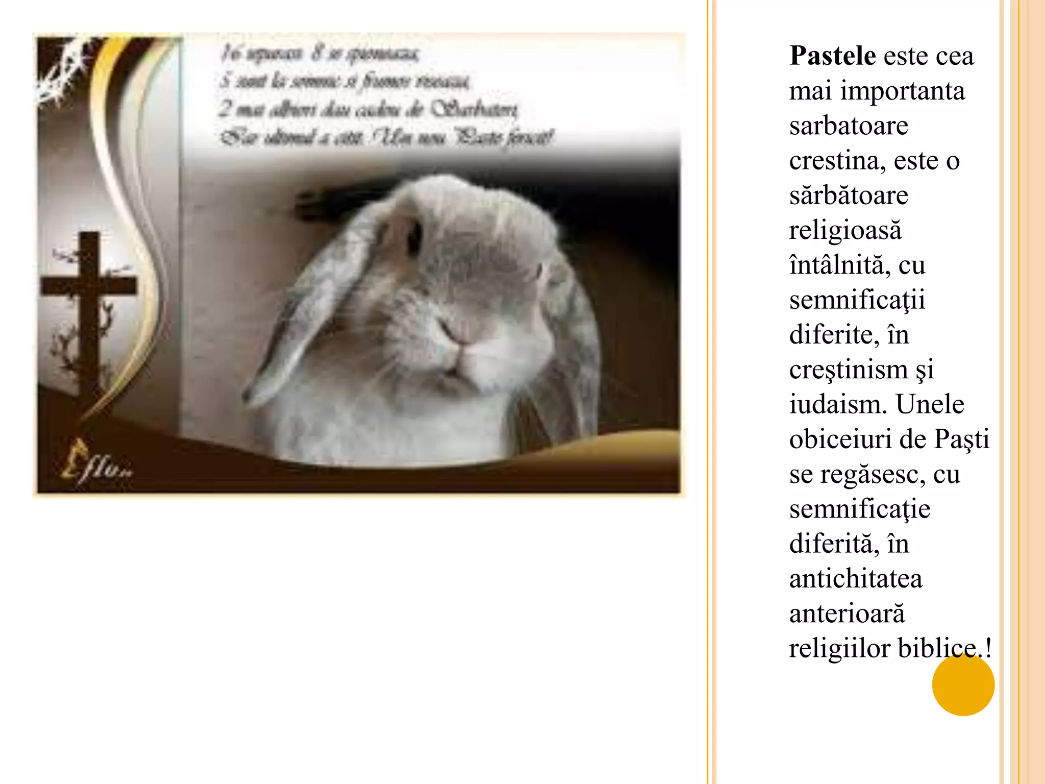 Sarbatori de paste | PPTX